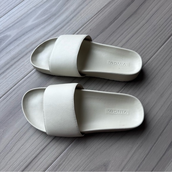 Vince | Shoes | Vince Gavin Leather Slides | Poshmark